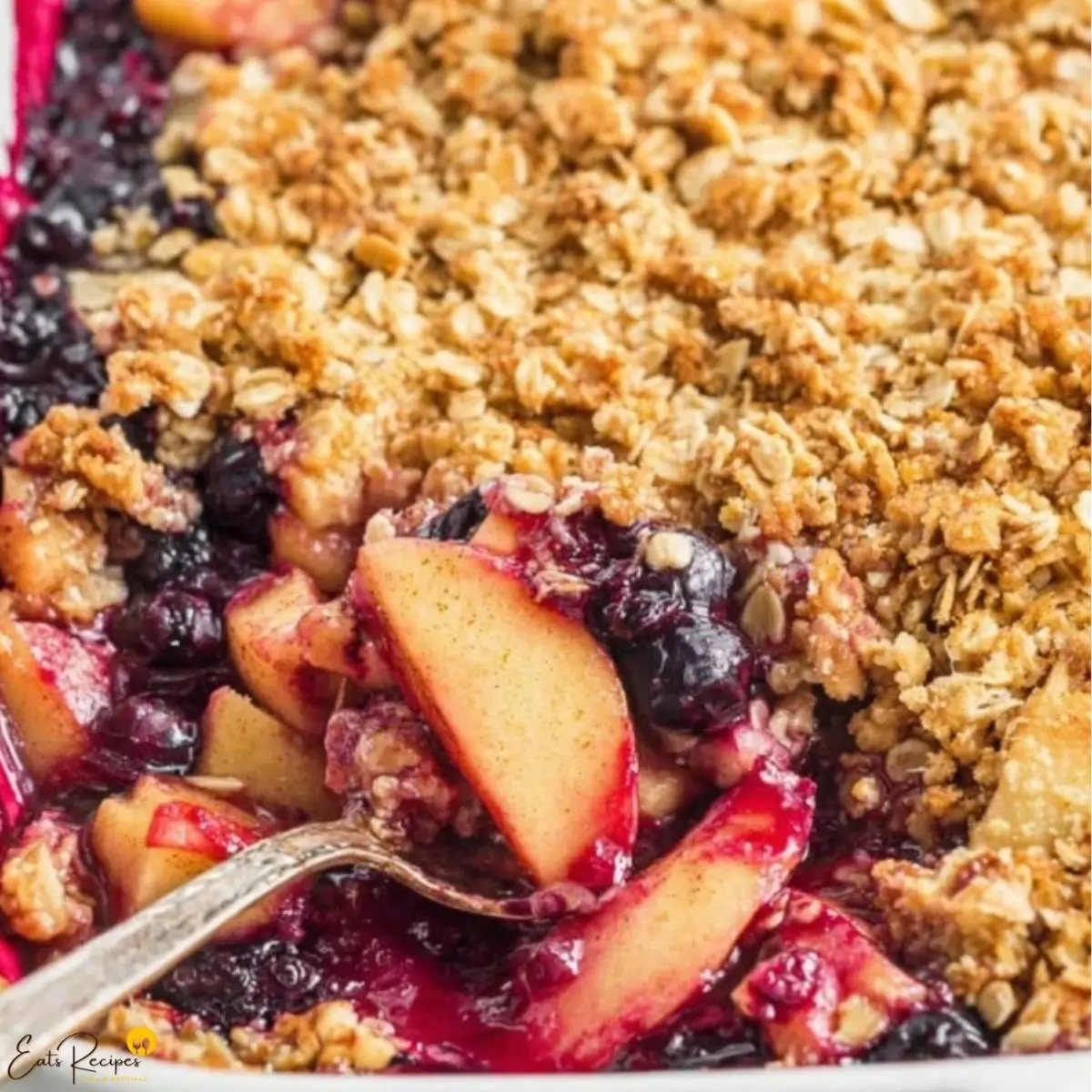 Apple Blueberry Crisp – Sweet, Tart & Irresistibly Crunchy - Eats Recipes