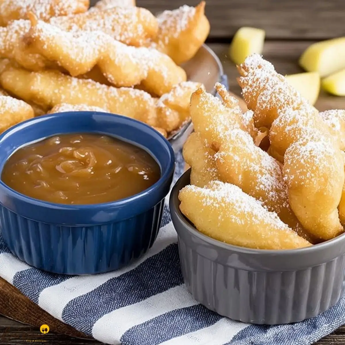 Funnel Cake Apple Fries Recipe for a Sweet Treat - Eats Recipes
